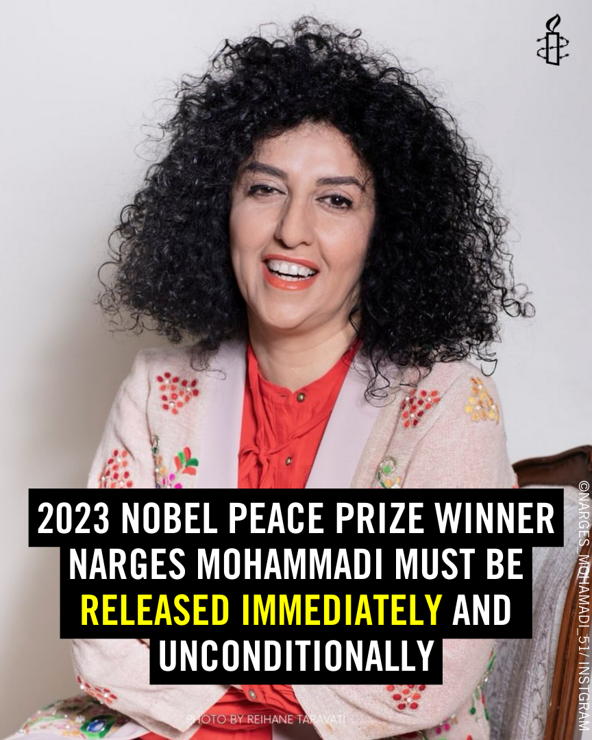 Narges Mohammadi: Iranian human rights defender wins Nobel Peace Prize